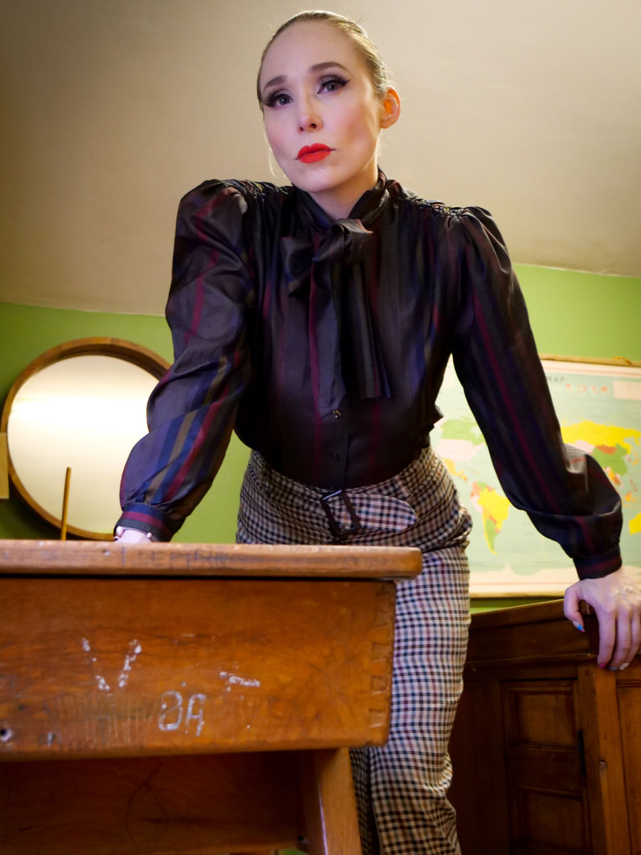 Adult school roleplay filming - Miss Ruby Marks