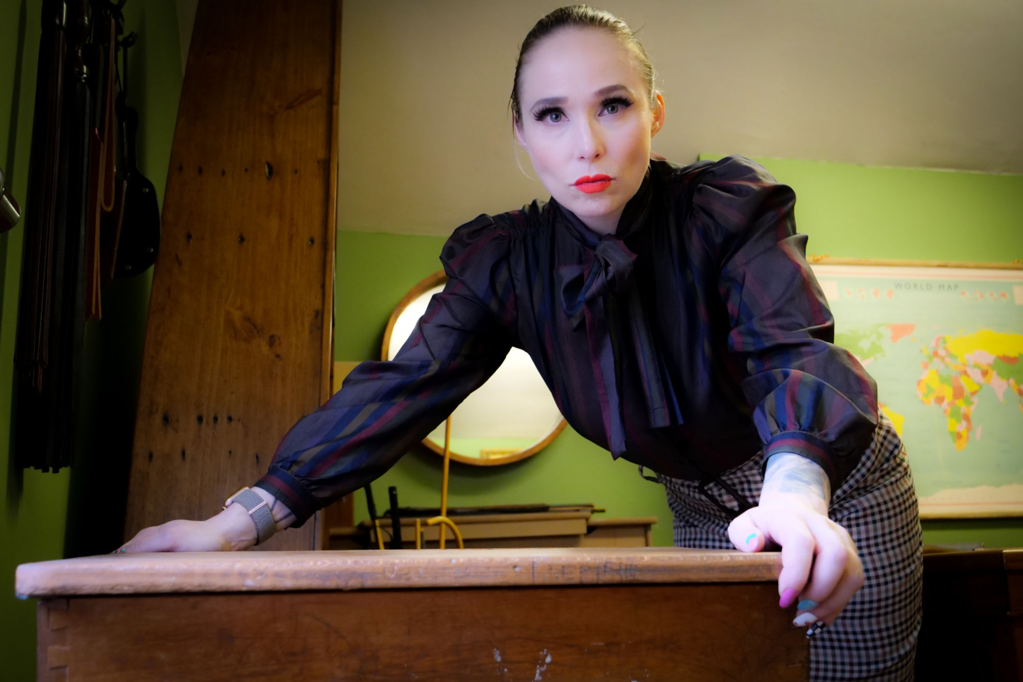 Adult school roleplay filming - Miss Ruby Marks